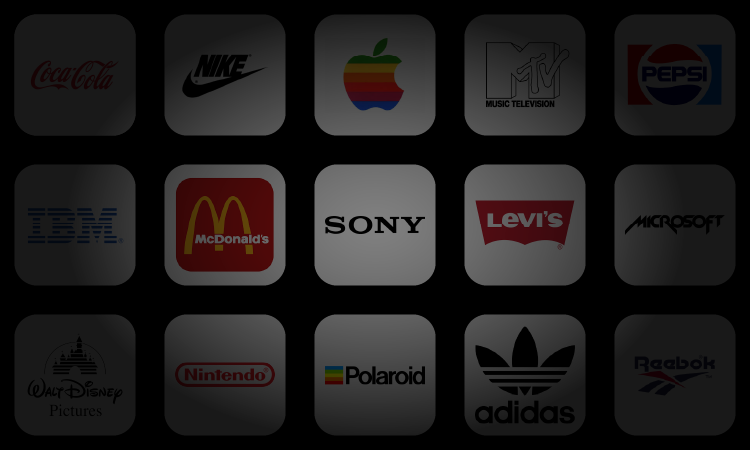 Top 15 Most Iconic Brands of the 1980s - Qi Graphic Design: In house ...