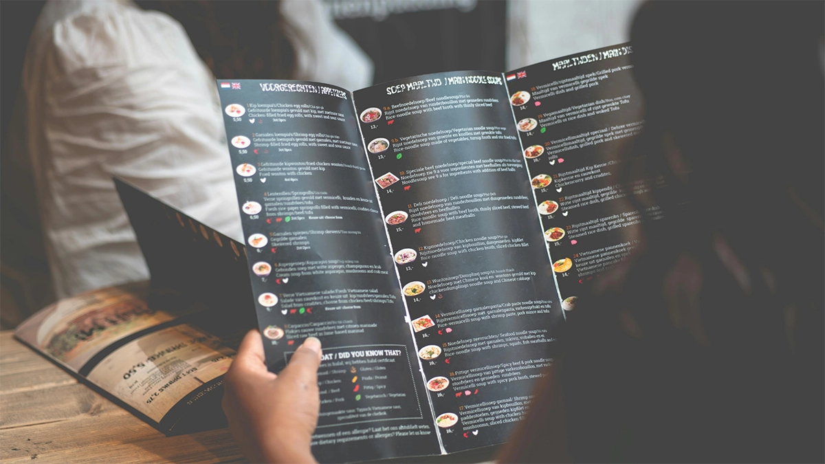 Printing Waterproof Menus: Durable Custom Menus - Qi Graphic Design: In ...